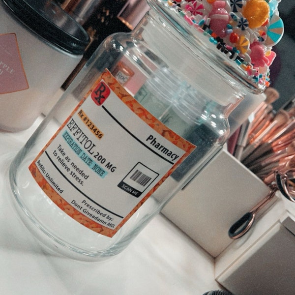 Funny Label Candy Jar With Lid, Therapist Gift, Psychiatrist Gift, Boss ...