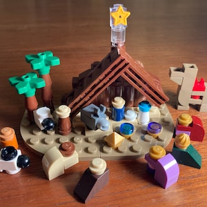 Christmas Nativity Scene Custom Built From Genuine LEGO® Brand Bricks ...