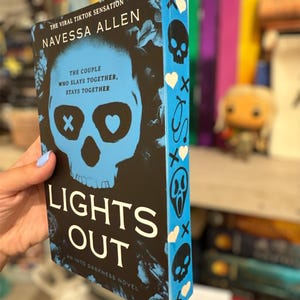 Lights Out by Vanessa Allen: Custom Sprayed Edges Dark Romance Book - Etsy