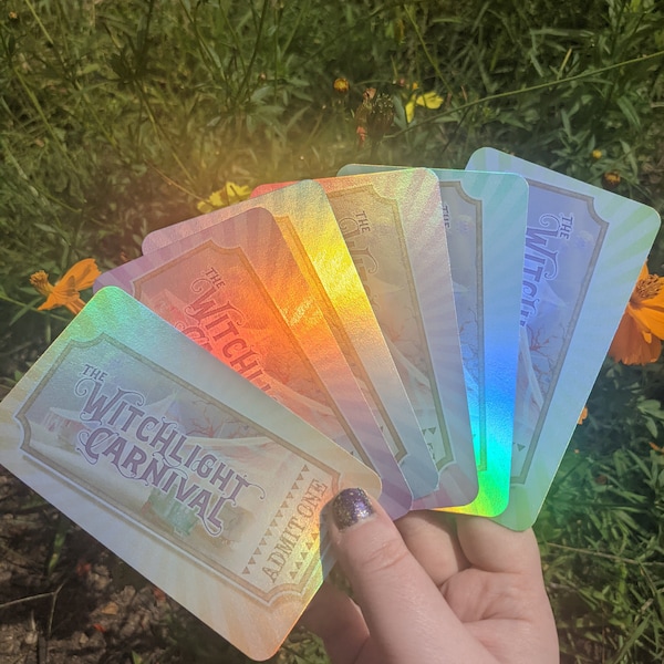 Holographic Carnival Tickets for the Wild Beyond the Witchlight - Etsy