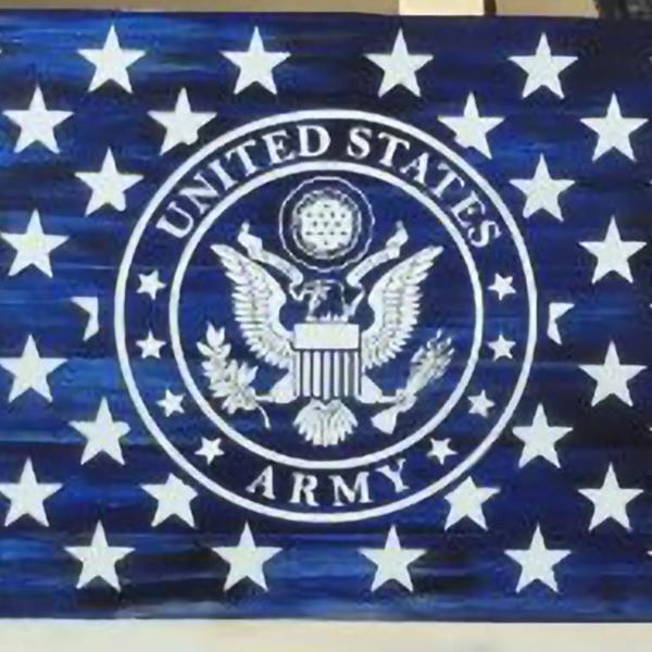 American Flag Vinyl Star Union (stencil or Decal) - Etsy