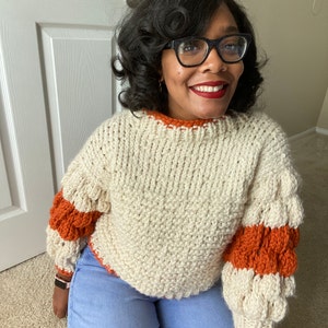 Social Bubble Jumper Digital Download Sweater Knitting Pattern ...