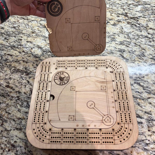 Custom Hockey Cribbage Board: Personalized Team Logo Gift - Etsy