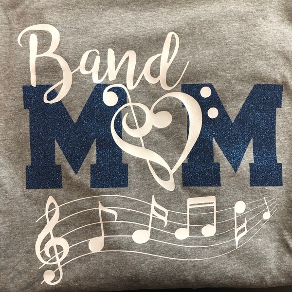 Band Mom - .svg .png .pdf .eps .dxf - Instant Download - Cut File - Etsy
