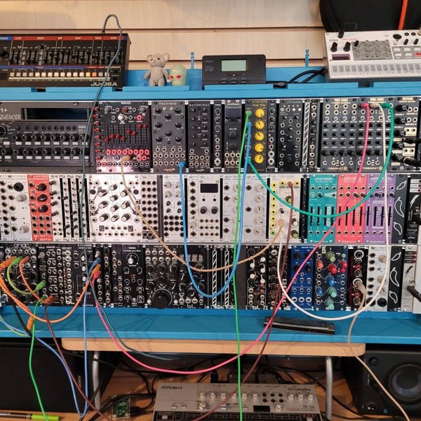 Eurorack Modular Rails (pair) Vector - Custom Length - DIY Synthesizer ...