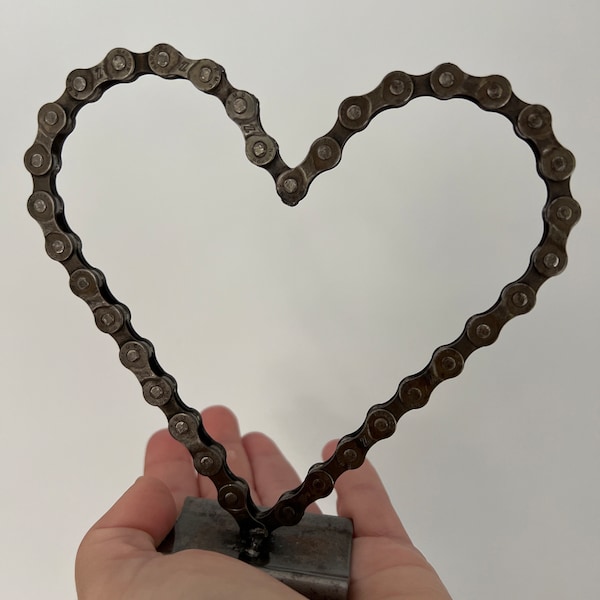 Bike Chain Heart - Etsy