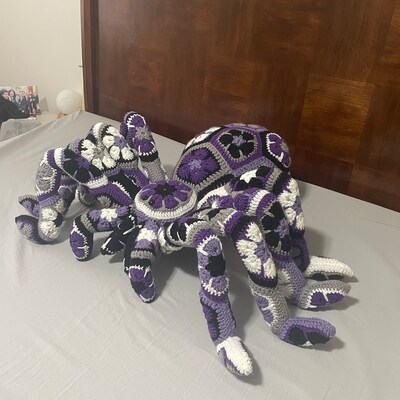 Crochet Pattern Solid Shapes Giant Tarantula Spider African - Etsy