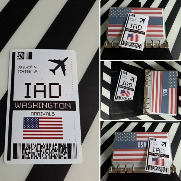 TPA Tampa, Florida Airport Boarding Pass Glossy Sticker | Airport ...