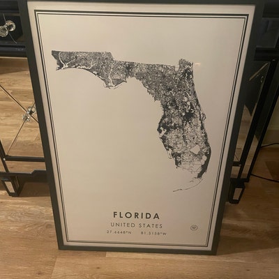 Santo Domingo Map Print Poster Canvas Dominican Republic Map Print ...