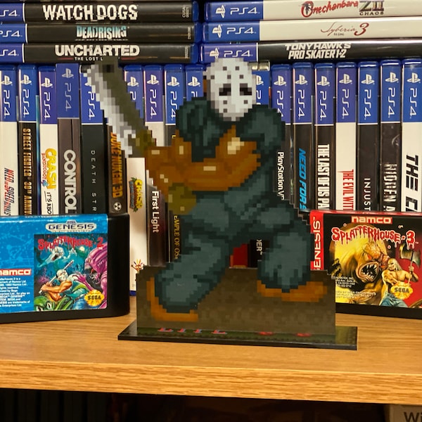Splatterhouse Inspired Video Game Sprite - Etsy