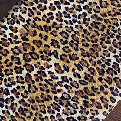 Timeless Treasures Tiny Leopard Print Fabric / Leopard Print Fabric ...
