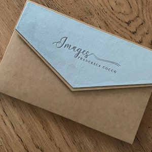 Velvet Folder, Envelope for Prints 15x21 Cm, With Custom Designed ...