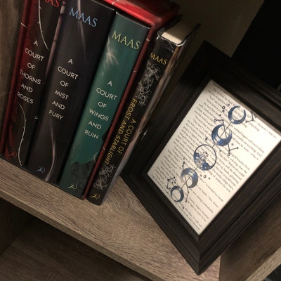 ACOTAR/ACOMAF/ACOWAR Feyre Back Tattoo Moon Phases Color Book Page Art ...