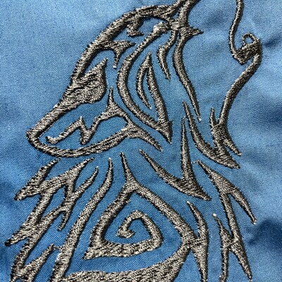 Celtic Wolf Machine Embroidery Design,wolf Embroidery Design 4 Sizes - Etsy