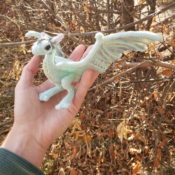 Small Wyvern Crochet Pattern by Crafty Intentions Downloadable DIGITAL ...