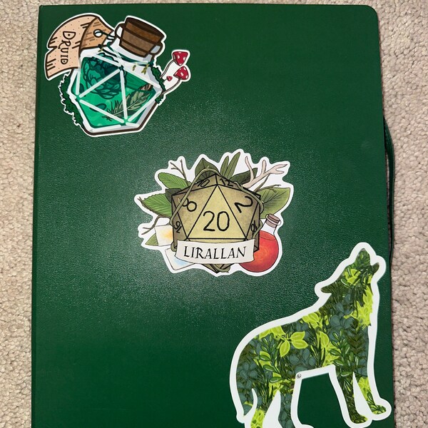 Dnd Class Stickers: Matte or Vinyl - Set of 15 - Etsy