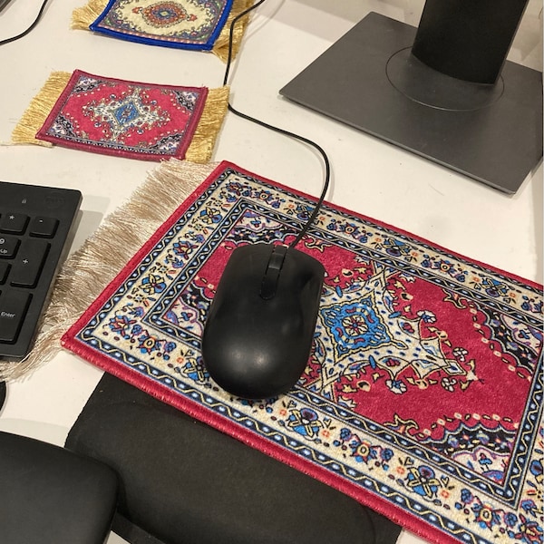 Mouse Pad, Beautiful Turkish Carpet Mousepad, Persian Rug Mouse Mat ...