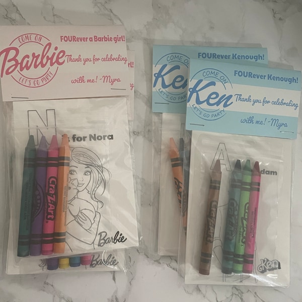 Choose Your Theme,character, or Team Mini Coloring Books, Party Favors ...