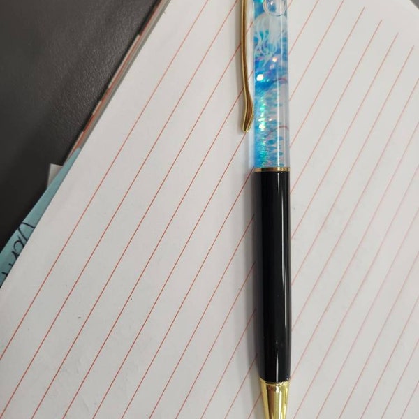 Jellyfish Float Pen, Floating Pen, Liquid Glitter Pen, Gift for Her ...