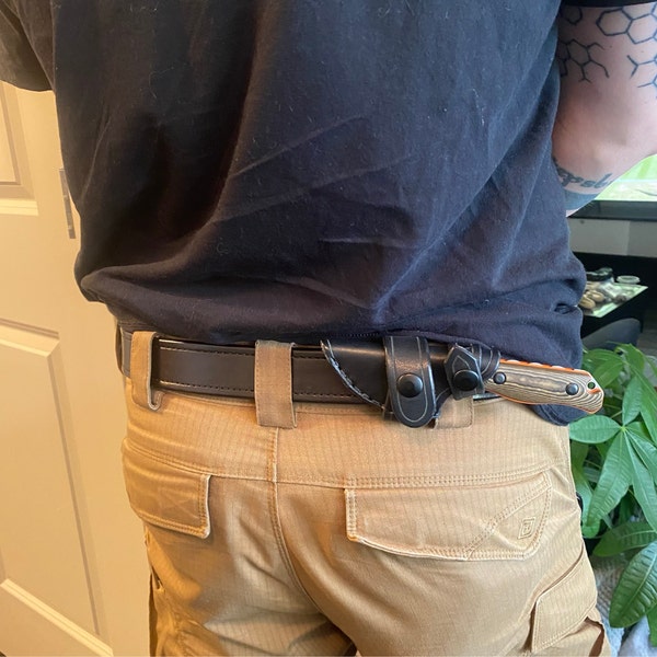 Leather Scout Sheath for the Benchmade Hidden Canyon Hunter - Etsy