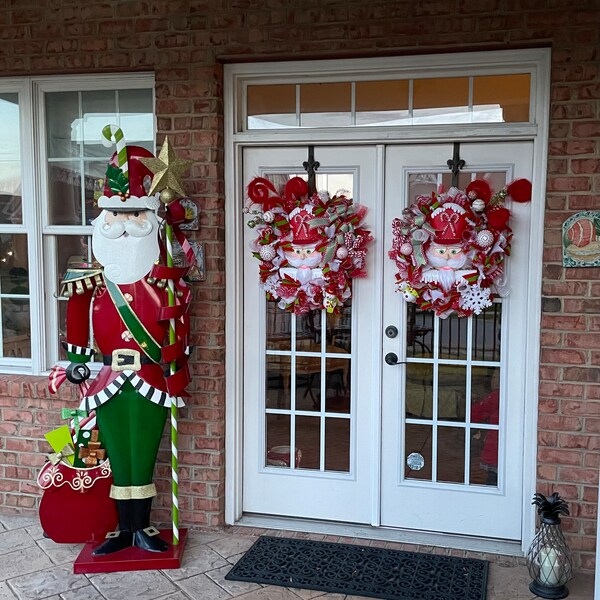 Cracker Jack , Nutcracker Wreath Attachment,christmas Wreath Attachment ...