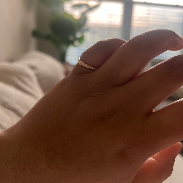 Pinky Initial Ring, Personalized Signet Ring, Custom Pinky Ring, Gold ...