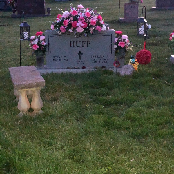 Headstone Flower Arrangement Anchor for Saddles and Wreaths - Etsy