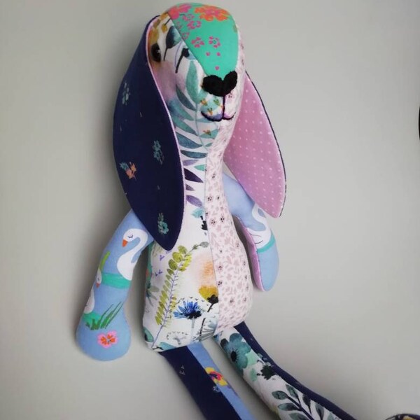 Rabbit Sewing Pattern Pdf for Instant Download, Bunny Rabbit Diy ...