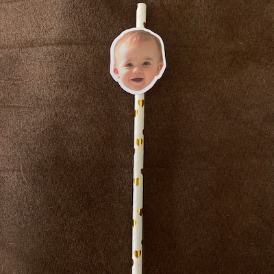 Personalized Face Straws, Photo Straw, Funny Straw, Party Straw ...