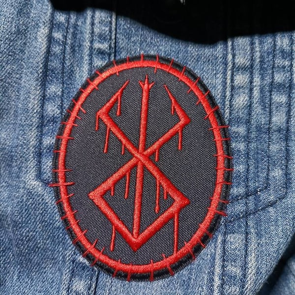 Brand of Sacrifice Emblem Logo Iron-on Embroidered Patch, Custom ...