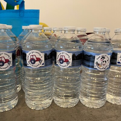 CUSTOM Mermaid Party Stickers 37mm Circle & 51mm Circle, Party Favour ...