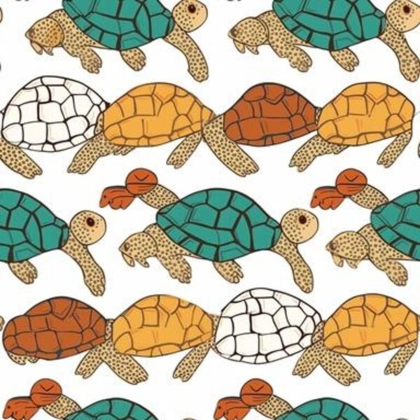 19 Sea Turtle Seamless File Digital Seamless Patterns Papers Sublimation Sublimate File Cake ...