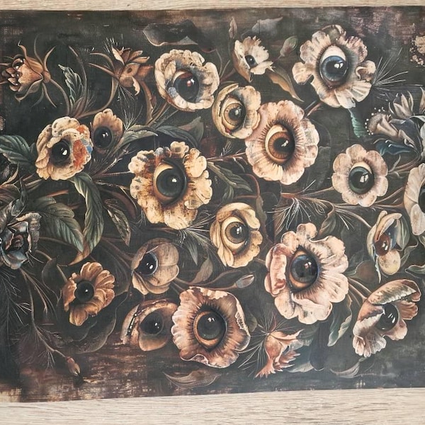 Botanical Goth Print, Victorian Gothic Home Decor, Witchy Goth Room ...