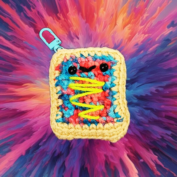 Toaster Pastry Keychain PDF Crochet Pattern - Etsy