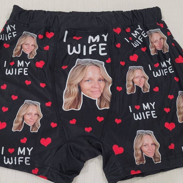 Personalised Face Boxers for Husband,custom Boxer Briefs With Faces ...