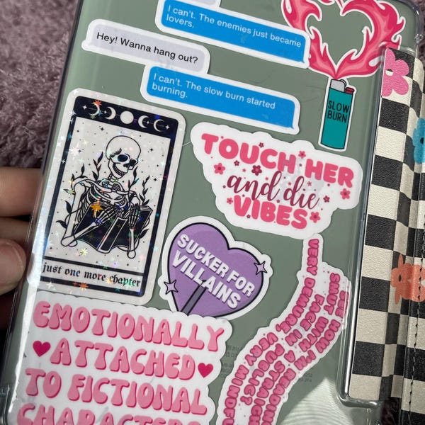 Bookish Sticker Bundle, 10 Piece Sticker Bundle, Booktok Stickers ...