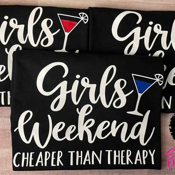 Girls Weekend Cheaper Than Therapy SVG, Best Friends SVG, Summer SVG ...