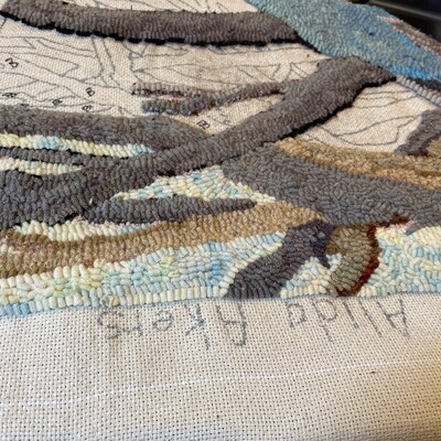 1840 Flowers Fraktur, Rug Hooking Pattern - Etsy