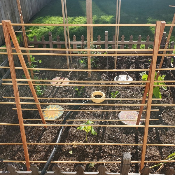 Hardwood Trellis - A Frame, 4ft and 6ft Plant Playground, Fun for ...