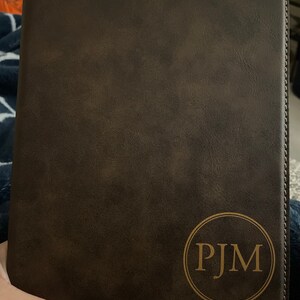 Personalized Leather Padfolio Custom Leather Portfolio - Etsy
