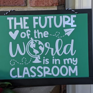 The Future of the World is in My Classroom SVG, School Cut File ...