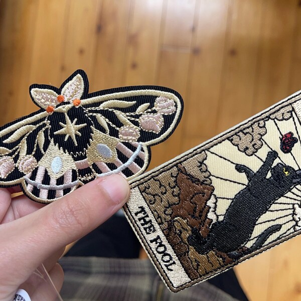 Embroidered Insect Patches Butterfly Beetle Moth Scarab Cicada Maybug ...