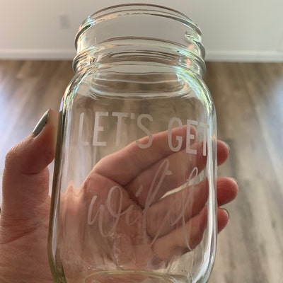 Custom Mason Jars Etched Glass Personalized Jars Custom - Etsy
