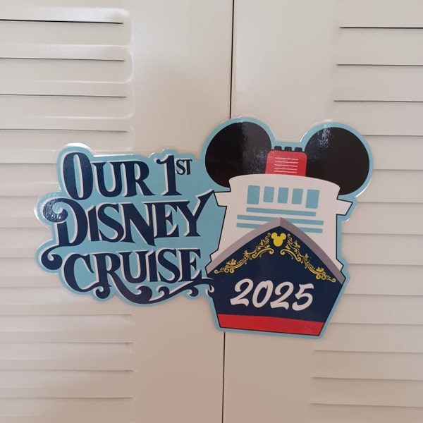 Our First Cruise 2026 Ship - Disney Cruise Door Magnet - Dream ...