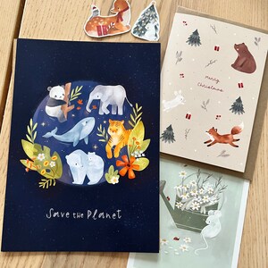 Sticker Sheet Woodland Animals Planner Stickers Sticker - Etsy