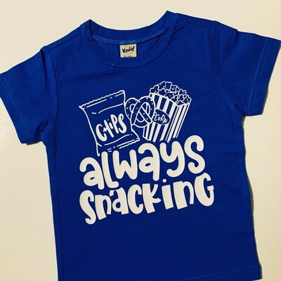 Always Snacking SVG Funny Cute Kids Boy Girl Snacks Junk - Etsy