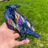 Northern Lights Raven Glass Mosaic - Etsy