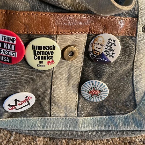 John Lewis Good Trouble Civil Rights Pin BLM Button B58 - Etsy