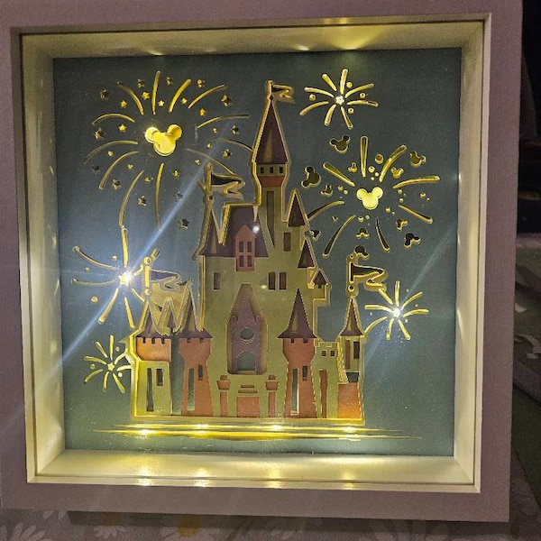 Mouse Shadow Box, Mouse Lantern SVG for Cricut, Cartoon Lantern ...