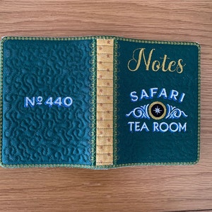 ITH A6 and A5 Set Notebook Cover Machine Embroidery File 8x12 - Etsy